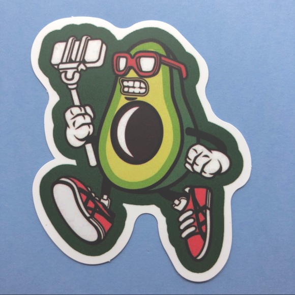 Accessories | 110 Avocado Selfie Sticker | Poshmark
